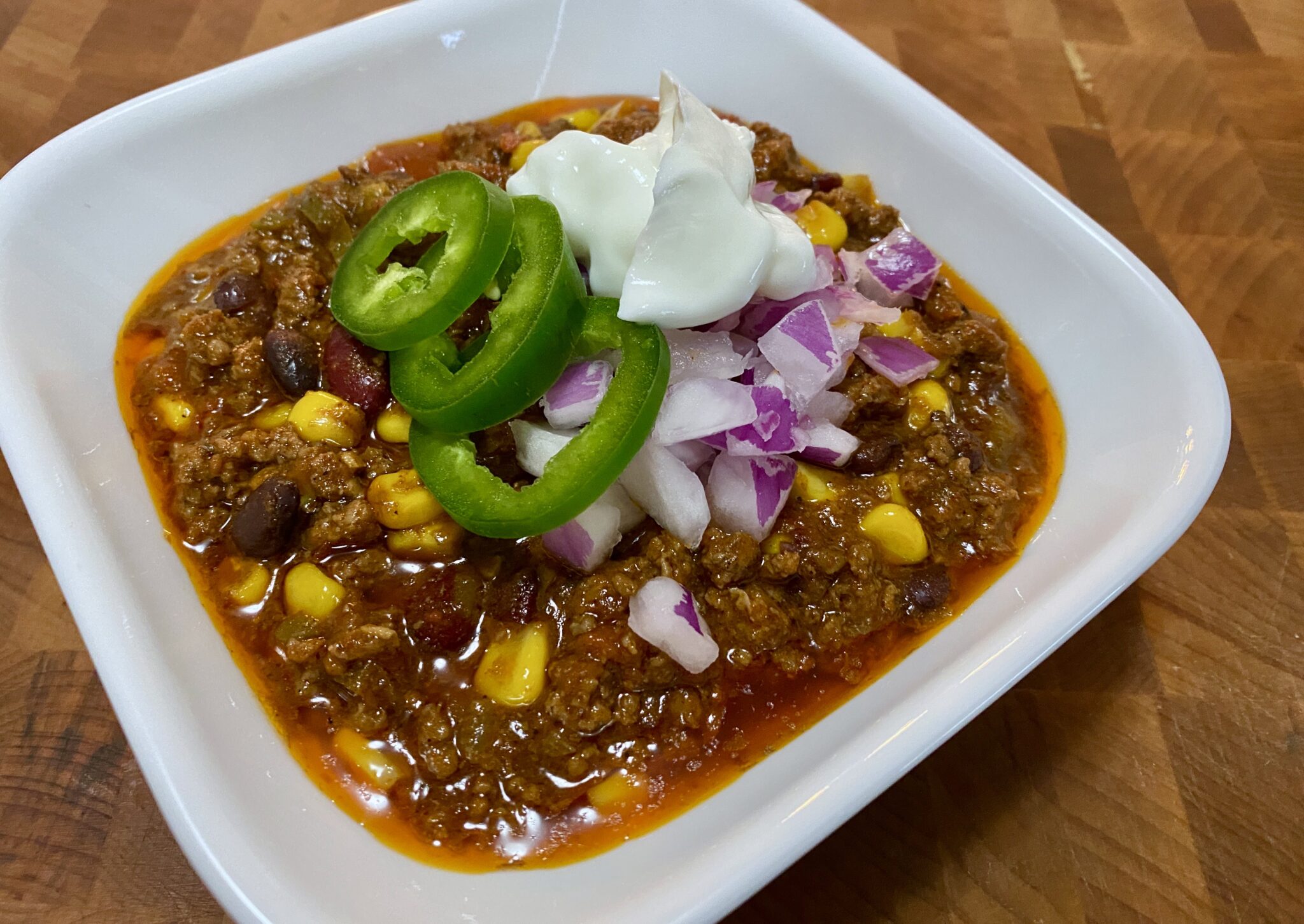 East Meets West Spicy Chili Recipe - Culinary Bad Ass Kevin